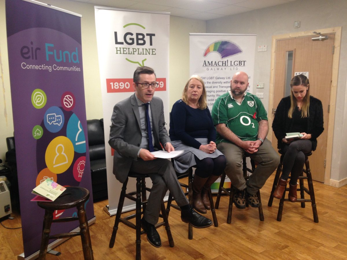 Launch of LGBT Helpline Connaught Guide, 2 December 2016 – Brian M. Hughes